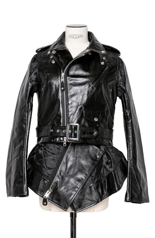 Sacai Madsaki Schott Blouson Leather Jacket