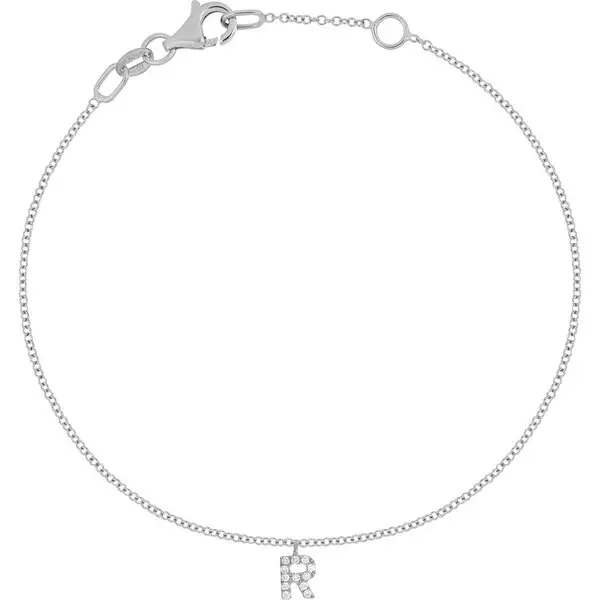 Bony Levy Monroe Reflecting Personalized Bracelet - 18k White Gold - 1 Charm