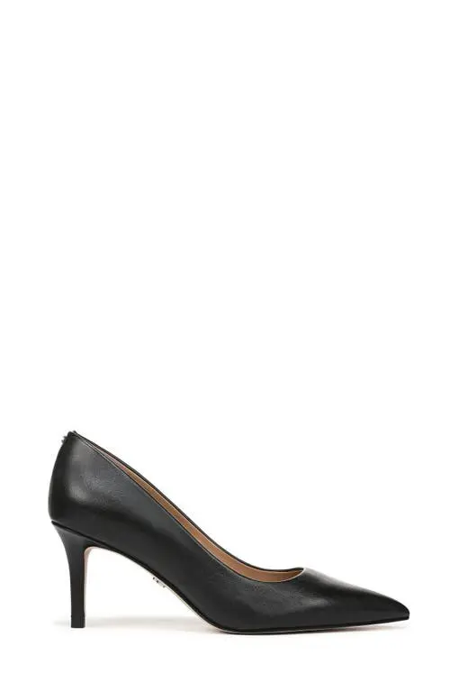 Sam Edelman Vienna Pointed Toe Pumps - Black Leather