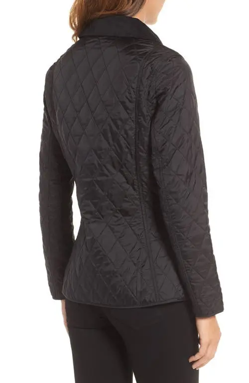 Barbour Annandale Diamond-quilted Jacket - Black