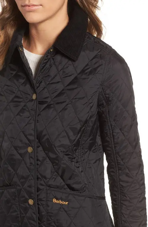 Barbour Annandale Diamond-quilted Jacket - Black