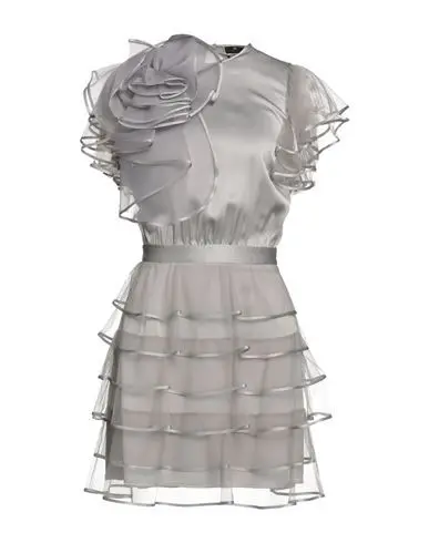 Elisabetta Franchi Flared Mini Dress - Grey