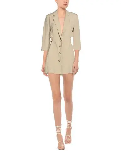 VICOLO Mini Blazer Dress - Beige