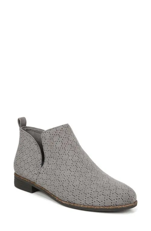 Dr. Scholl'S Rate Perforated Bootie - Dark Shadow Perforated Fabric