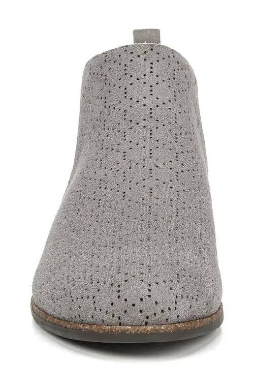 Dr. Scholl'S Rate Perforated Bootie - Dark Shadow Perforated Fabric