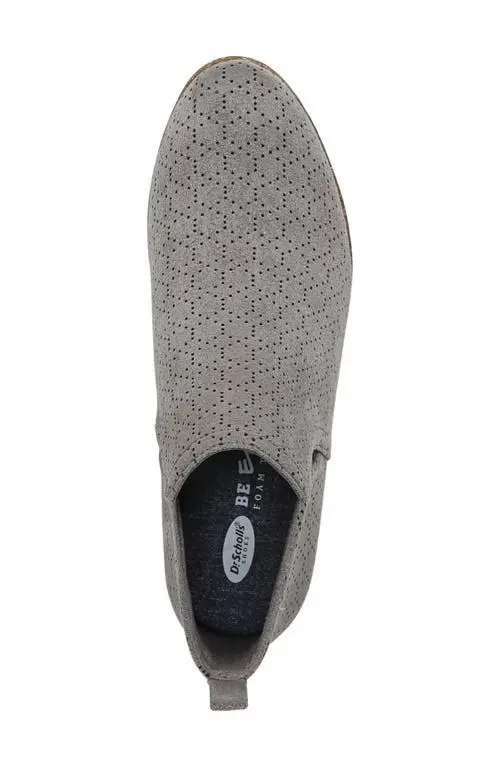 Dr. Scholl'S Rate Perforated Bootie - Dark Shadow Perforated Fabric