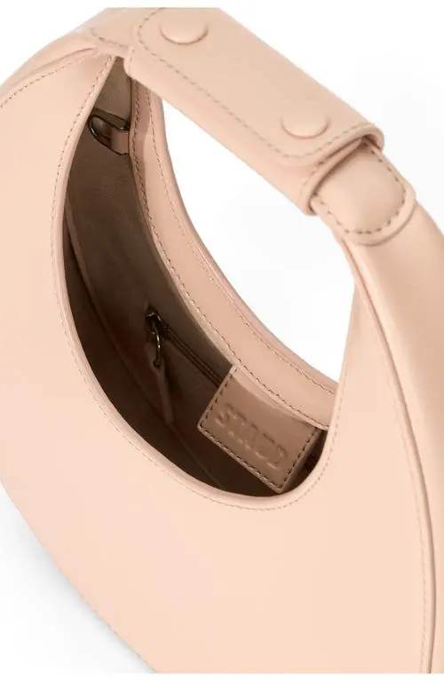 Staud Mini Moon Leather Bag - Blush