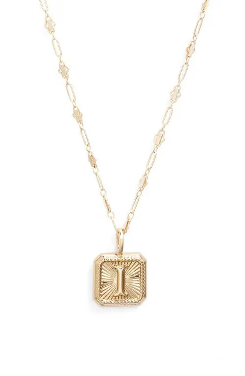 MIRANDA FRYE Harlow Initial Pendant Necklace - Gold - I