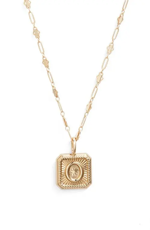 MIRANDA FRYE Harlow Initial Pendant Necklace - Gold - O