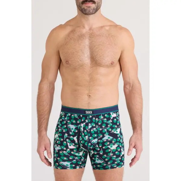 SAXX Daytripper Comfort Stretch Boxer Briefs - Martini-maritime
