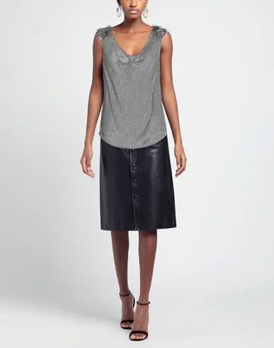 TRUSSARDI Embellished Top - Lead