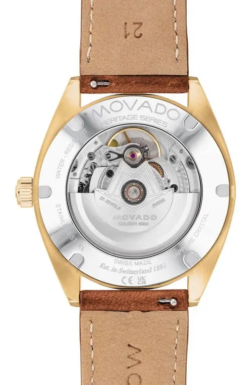 Movado Heritage Datron Strap Watch