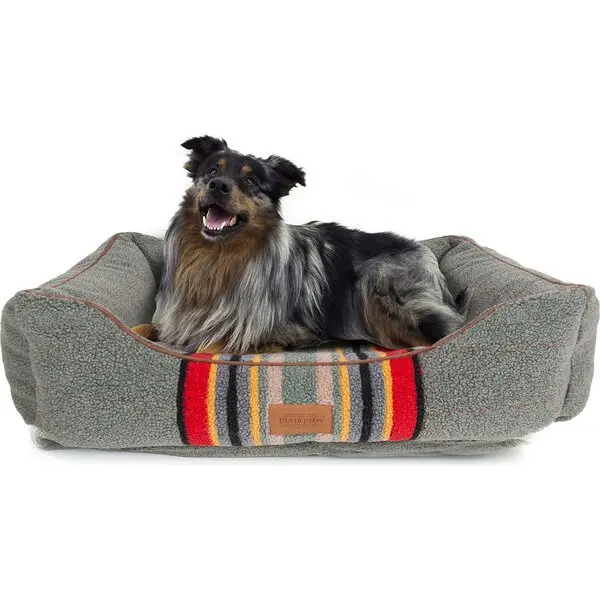 Pendleton Kuddler Dog Bed - Heather Green