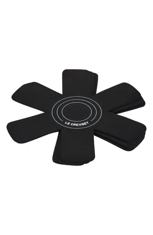 LE CREUSET Set Of 3 Felt Pan Protectors - Black