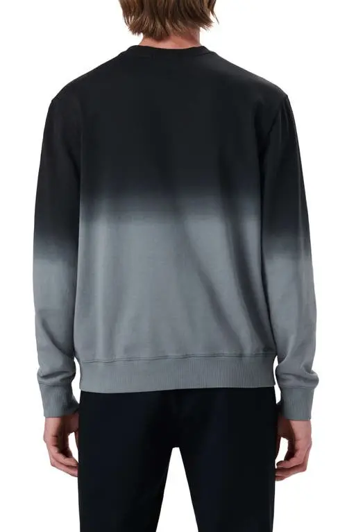 Bugatchi Dip-dye Long Sleeve Cotton Sweatshirt