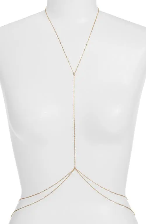 SET & STONES Zeppelin Body Chain - Gold