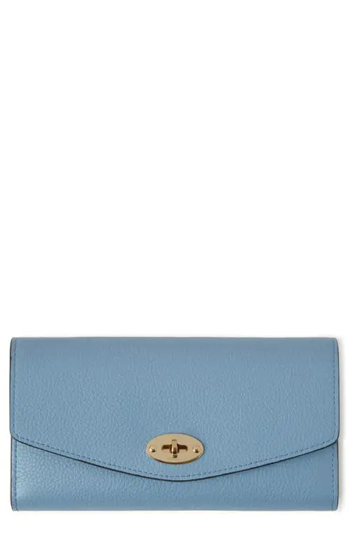 Mulberry Darley Leather Wallet - Brighton Blue