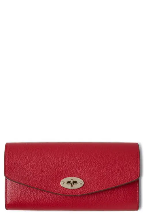 Mulberry Darley Leather Wallet - Scarlet Red