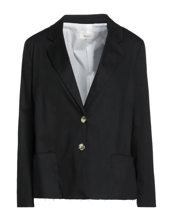 VICOLO Single-breasted Blazer - Black