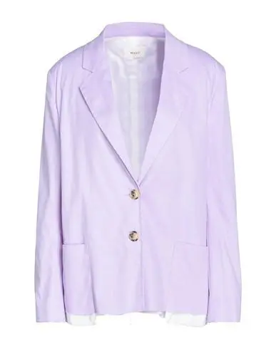 VICOLO Blazer With Lapel Collar - Purple