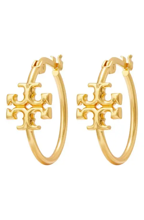 Tory Burch Eleanor Small Hoop Earrings