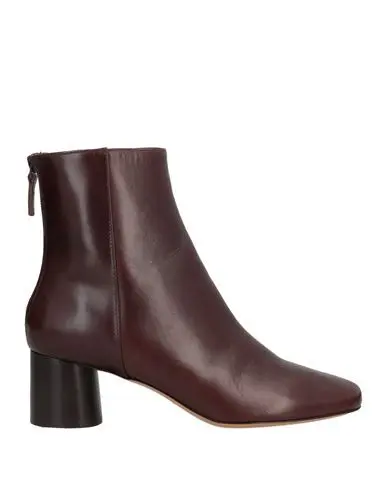 Sandro Ankle Boots In Leather - Brown