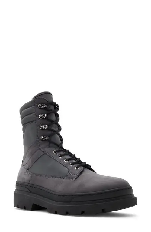 Aldo Field Combat Boot - Dark Grey