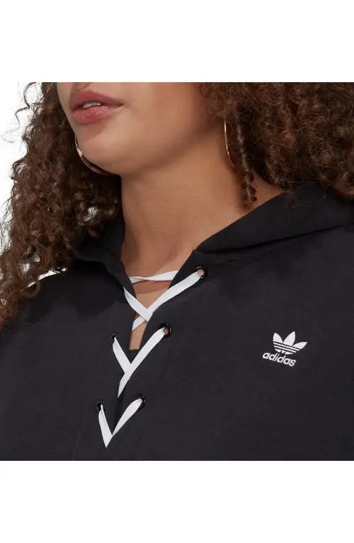 Adidas Always Original Lace Up Hoodie