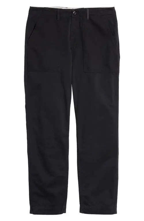 Alpha Industries Fatigue Cotton Straight Pants - Black