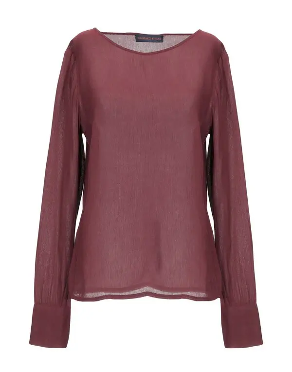 TRUSSARDI Woven Top - Red
