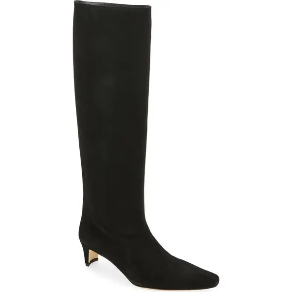 Staud Wally Knee High Boots - Black