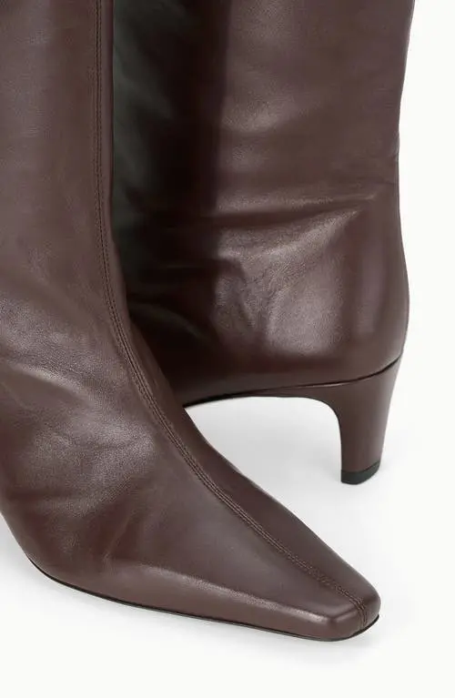 Staud Wally Knee High Boots - Espresso Smooth