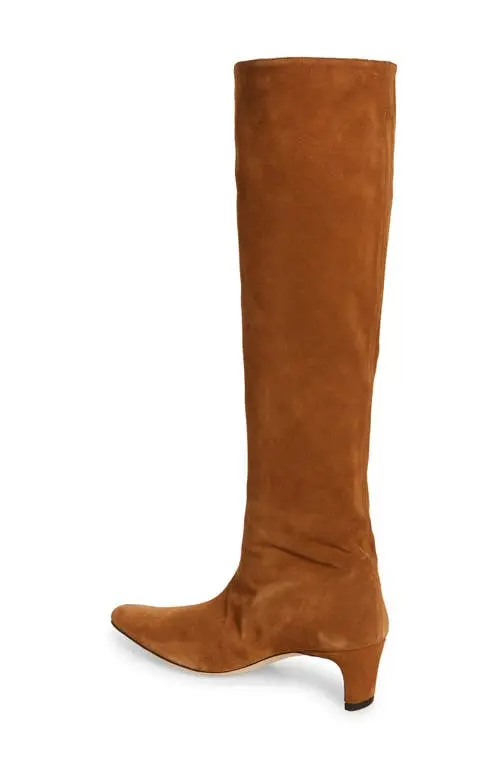 Staud Wally Knee High Boots - Tan