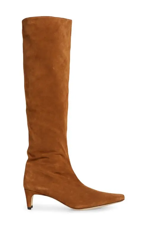 Staud Wally Knee High Boots - Tan