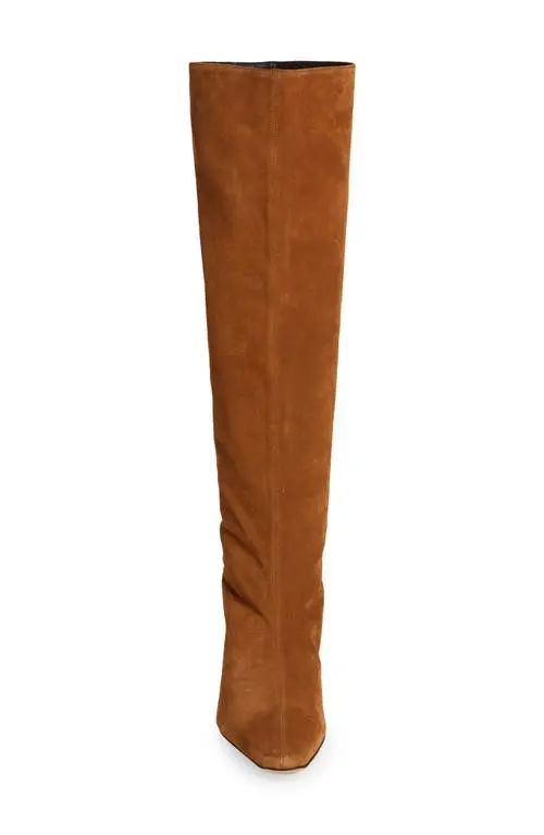 Staud Wally Knee High Boots - Tan