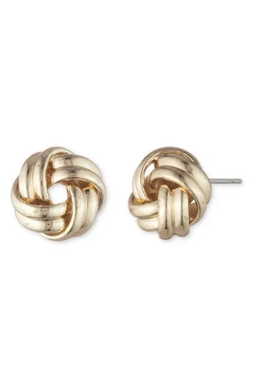 Ralph Lauren Knot Stud Earrings - Gold