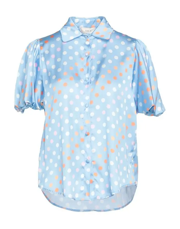 TOY G. Polka-dot Shirt - Sky Blue