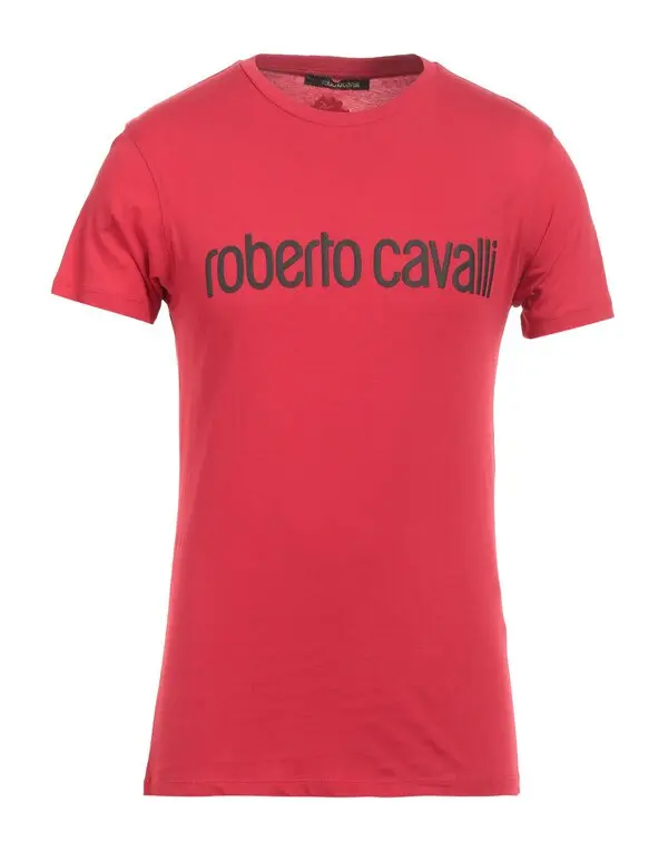 Roberto Cavalli T-shirt Size Cotton - Red