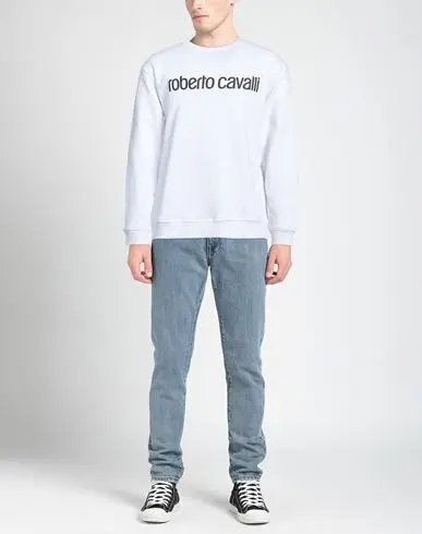 Roberto Cavalli Fleece Sweatshirt - White
