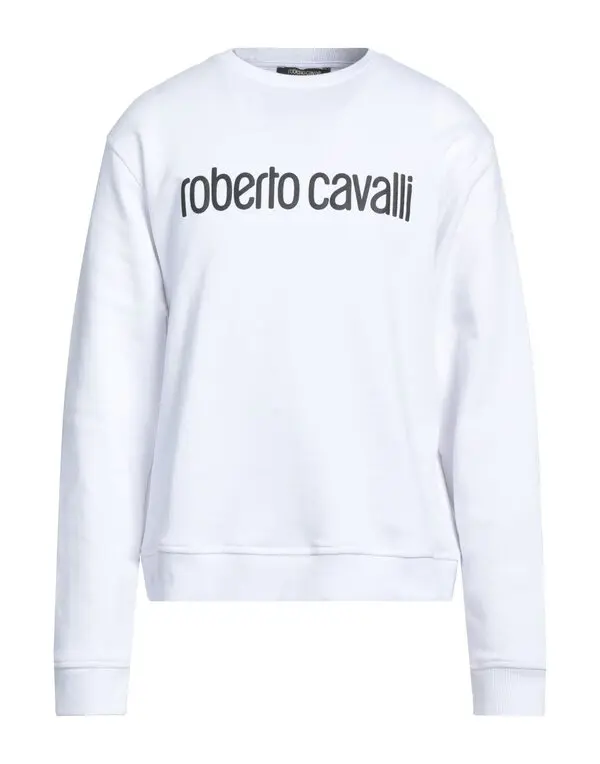 Roberto Cavalli Fleece Sweatshirt - White