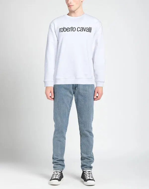 Roberto Cavalli Fleece Sweatshirt - White