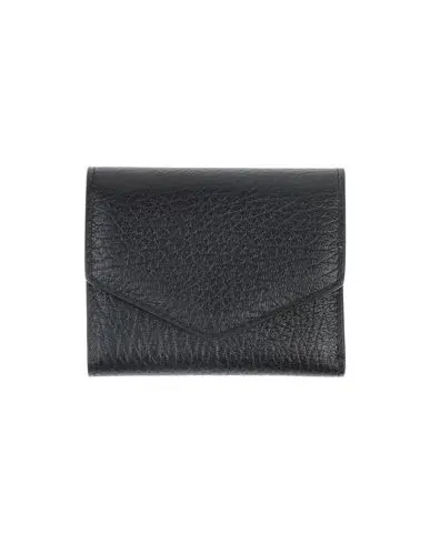 MAISON MARGIELA Wallet Light Bovine Leather - Black