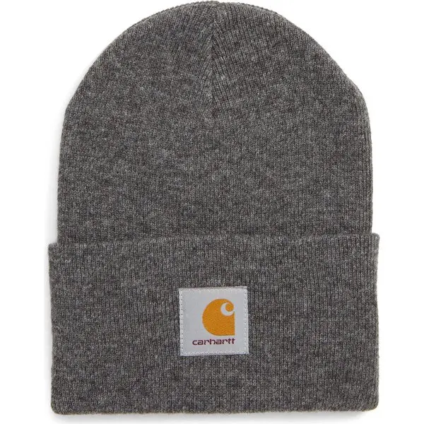 Carhartt Work In Progress Heather Knit Watch Hat - Dark Grey Heather