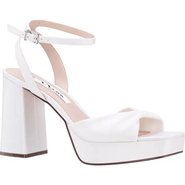 Nina Stacie Sandal - Ivory Sati