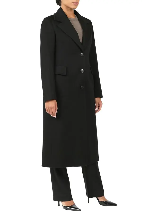 Fleurette Holland Longline Wool Coat
