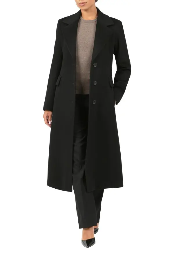 Fleurette Holland Longline Wool Coat