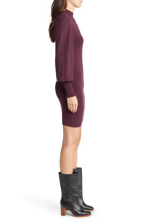 Vero Moda Blouson Sleeve Mock Neck Sweater Dress