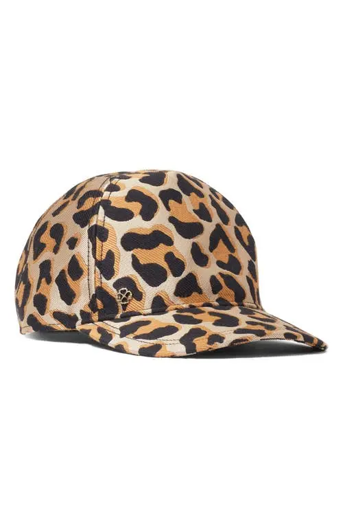 Kate Spade New York Leopard Brocade Baseball Cap - Natural  display picture 1