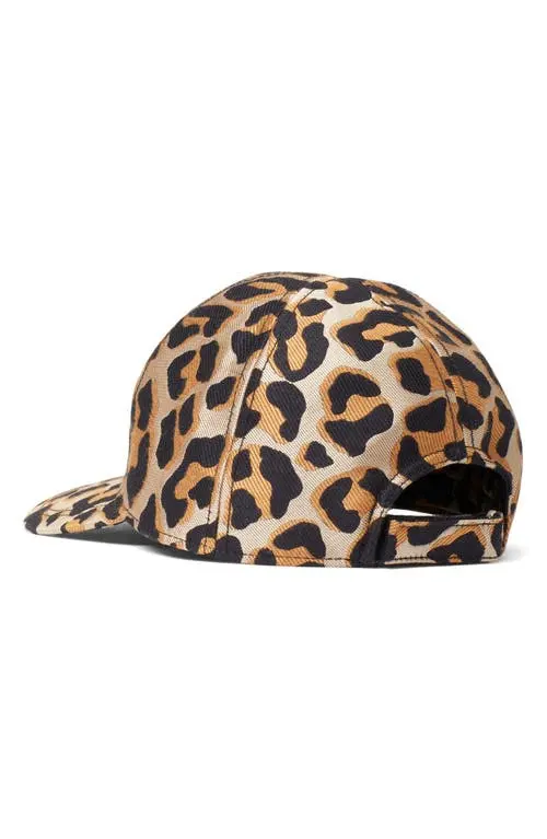 Kate Spade New York Leopard Brocade Baseball Cap - Natural  display picture 3