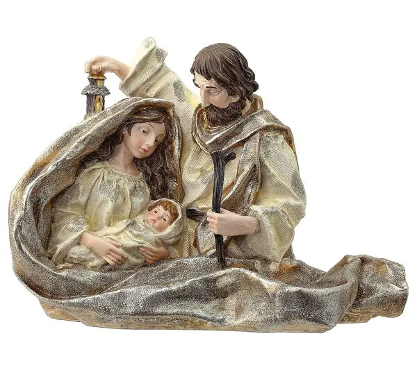 VALERIE PARR HILL 11' Resin Flowing Robe Holy Family Bust Vale Rie - One-color